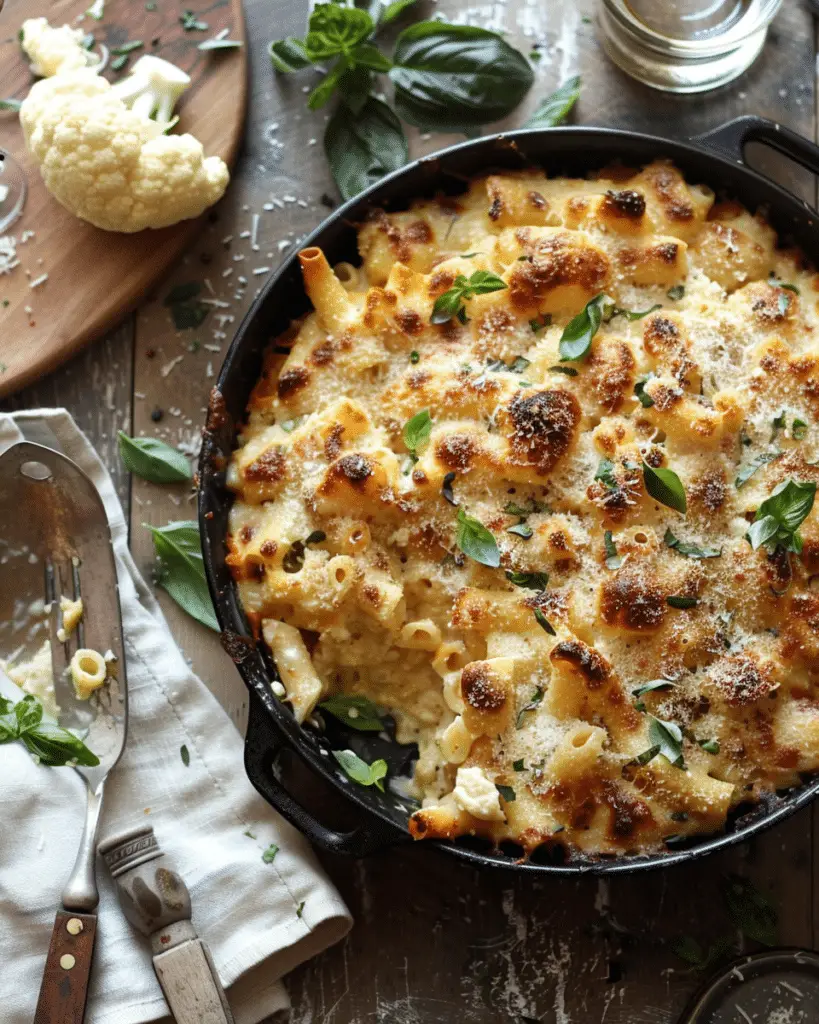 Cauliflower Baked Ziti | Yum Family Recipes