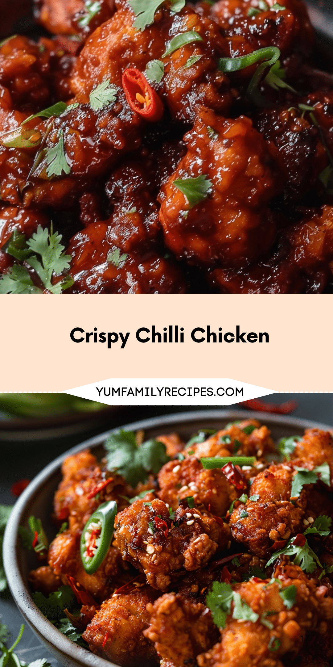Crispy Chilli Chicken | Yum Family Recipes
