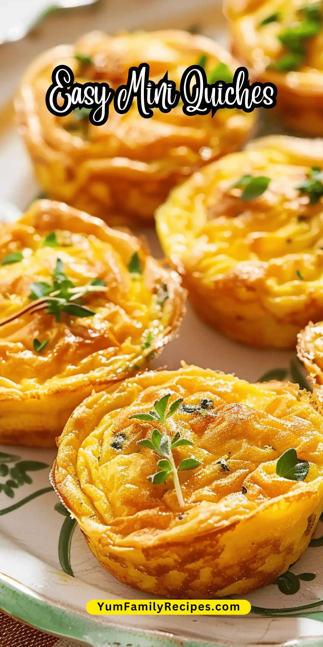 Easy Mini Quiches | Yum Family Recipes