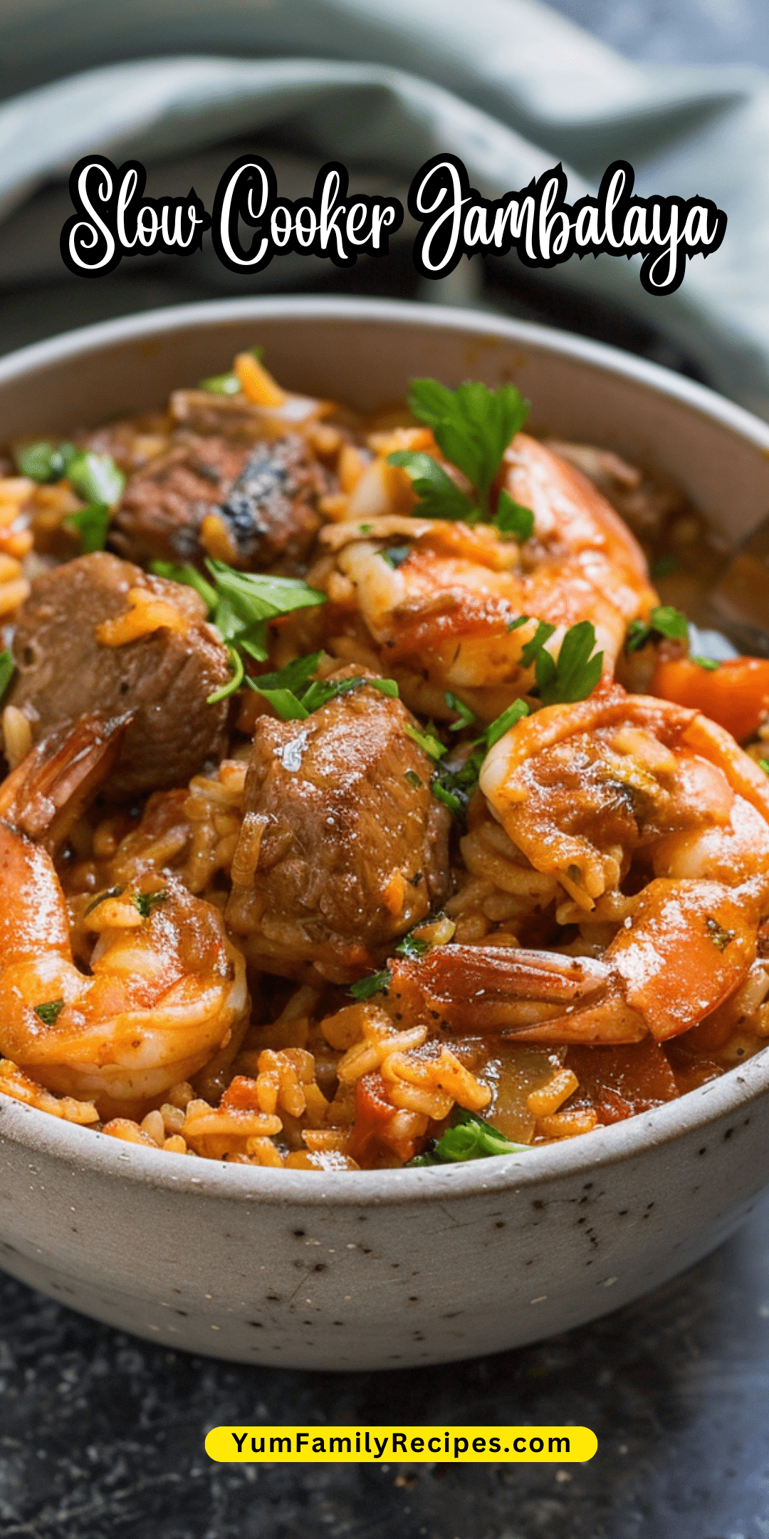 Slow Cooker Jambalaya | Yum Family Recipes