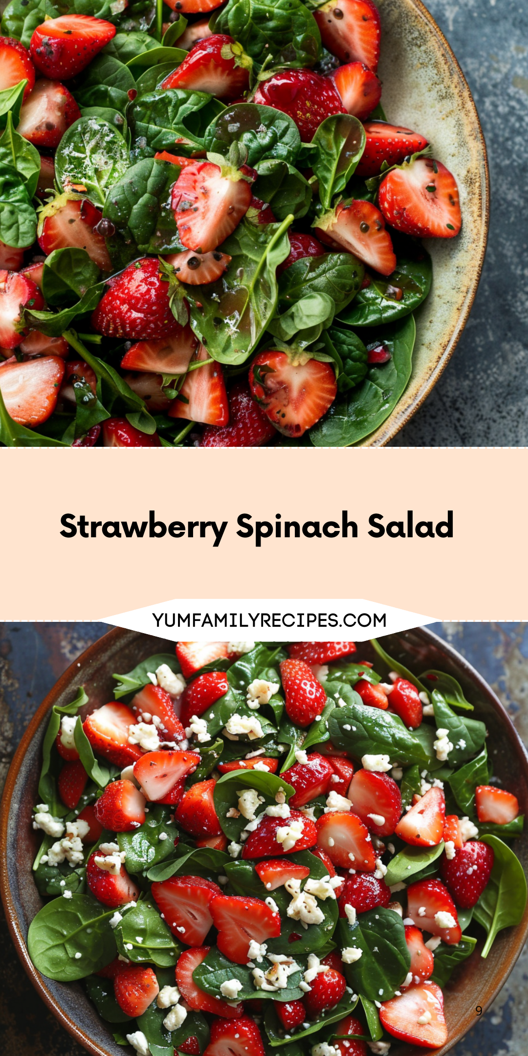Strawberry Spinach Salad | Yum Family Recipes