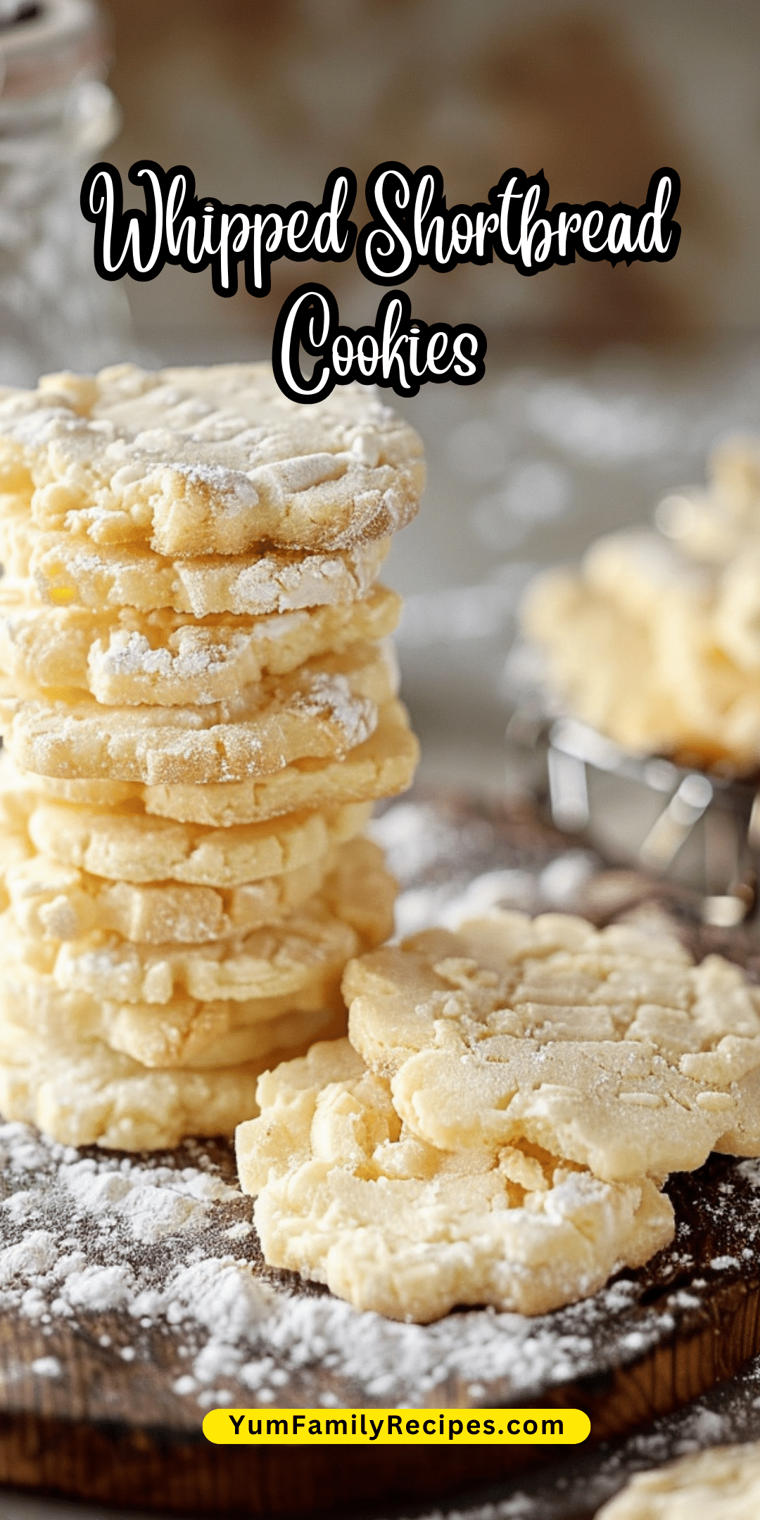 Whipped Shortbread Cookies | Yum Family Recipes