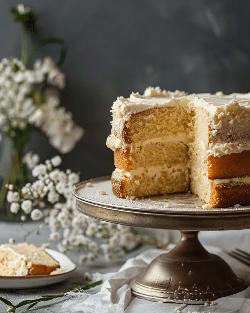 Classic Butter Cake Recipe | Yum Family Recipes
