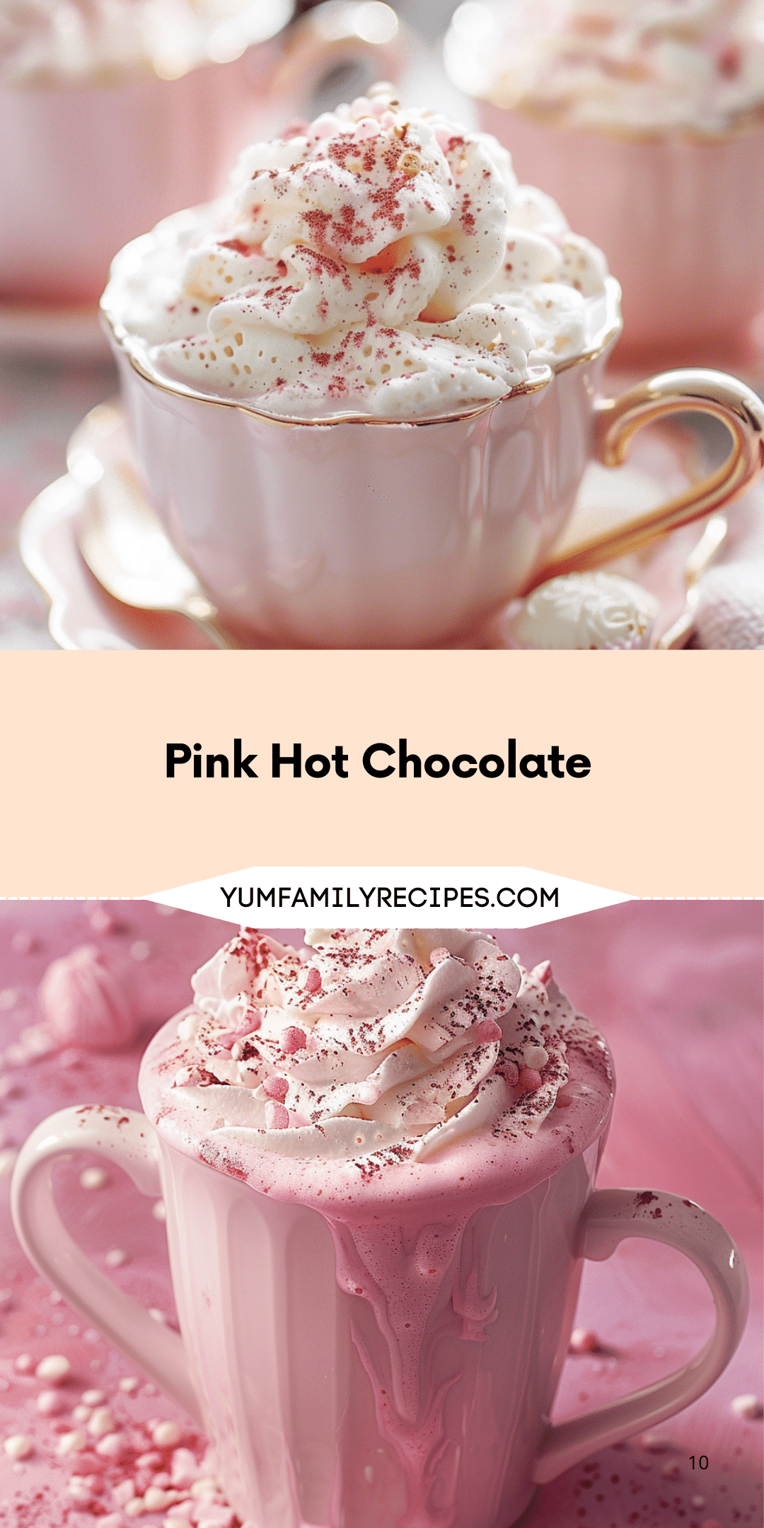 Pink Hot Chocolate | Yum Family Recipes