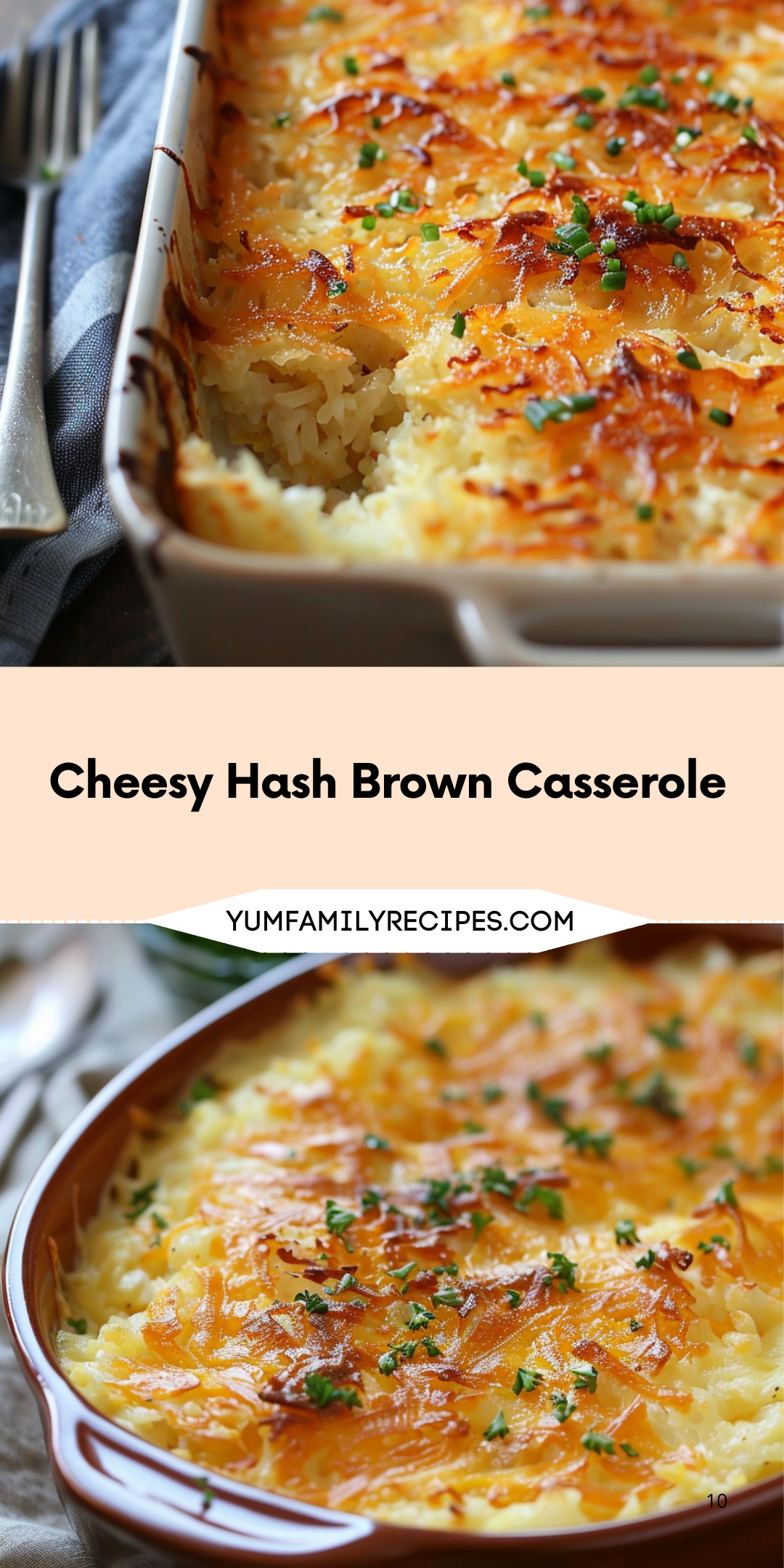 Cheesy Hash Brown Casserole | Yum Family Recipes
