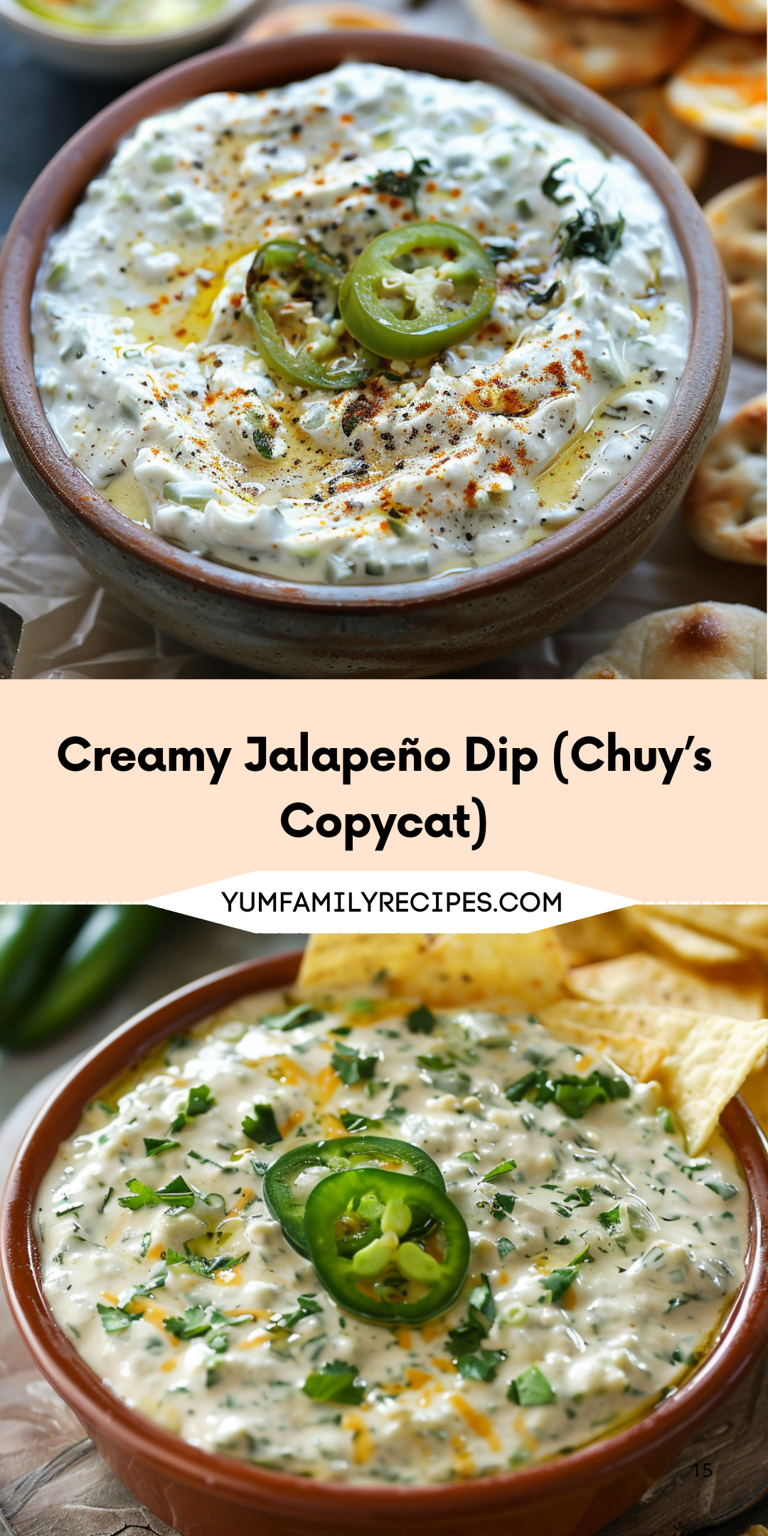 Creamy Jalapeño Dip (Chuy’s Copycat) | Yum Family Recipes