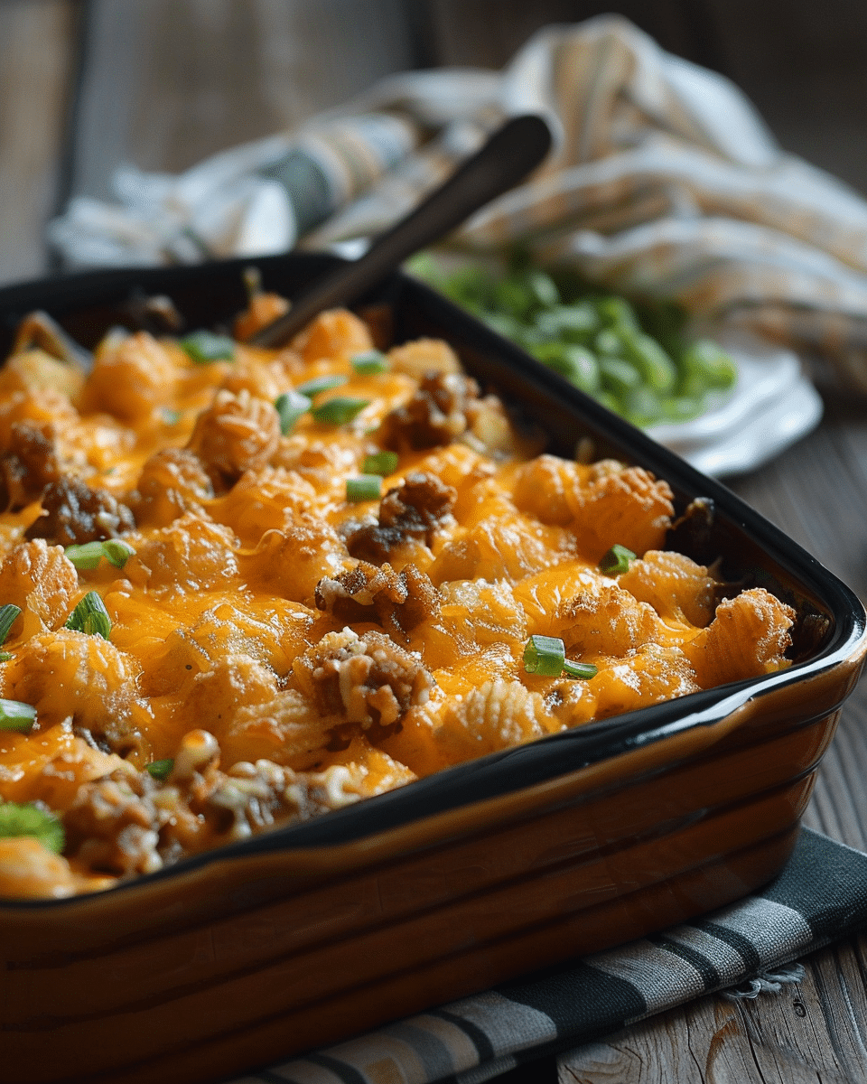 Classic Tater Tot Hotdish | Yum Family Recipes