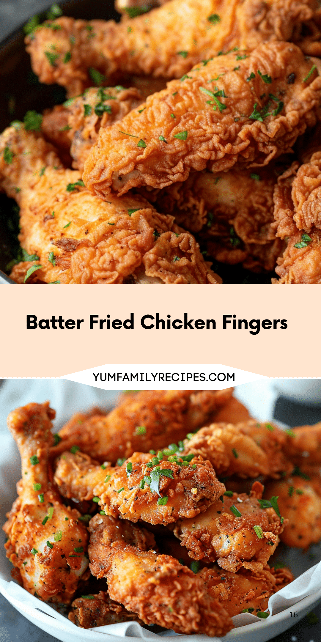 Batter Fried Chicken Fingers | Yum Family Recipes