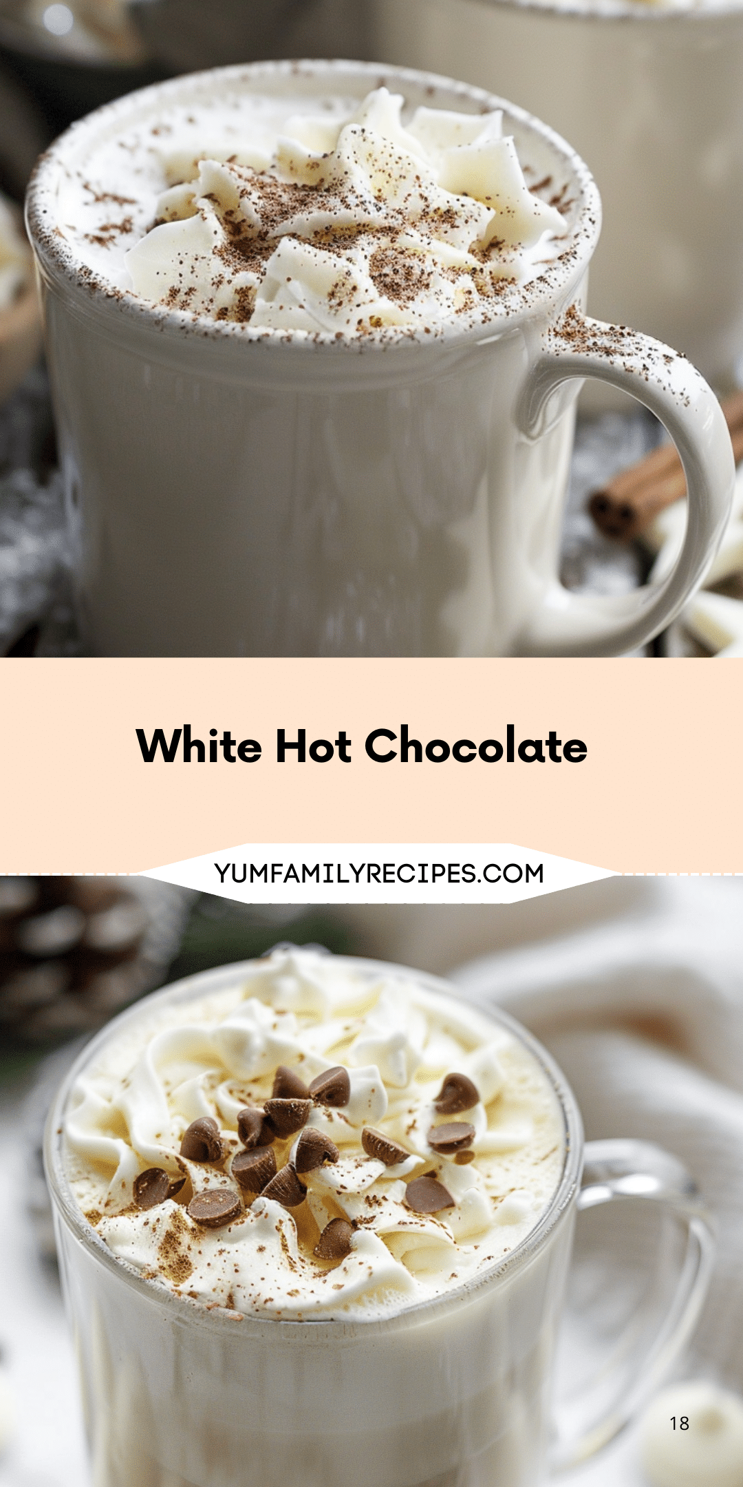 White Hot Chocolate | Yum Family Recipes