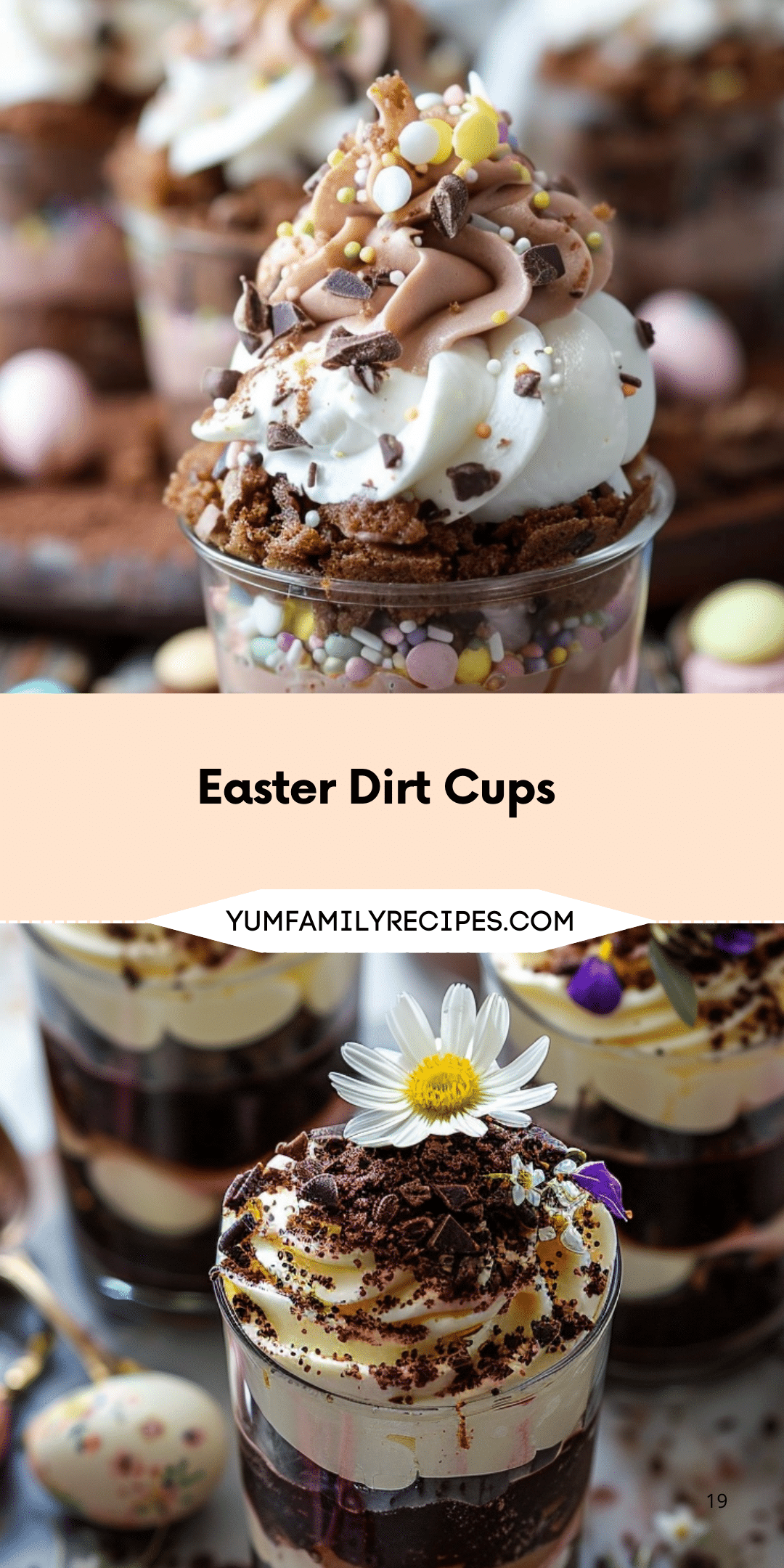 Easter Dirt Cups | Yum Family Recipes