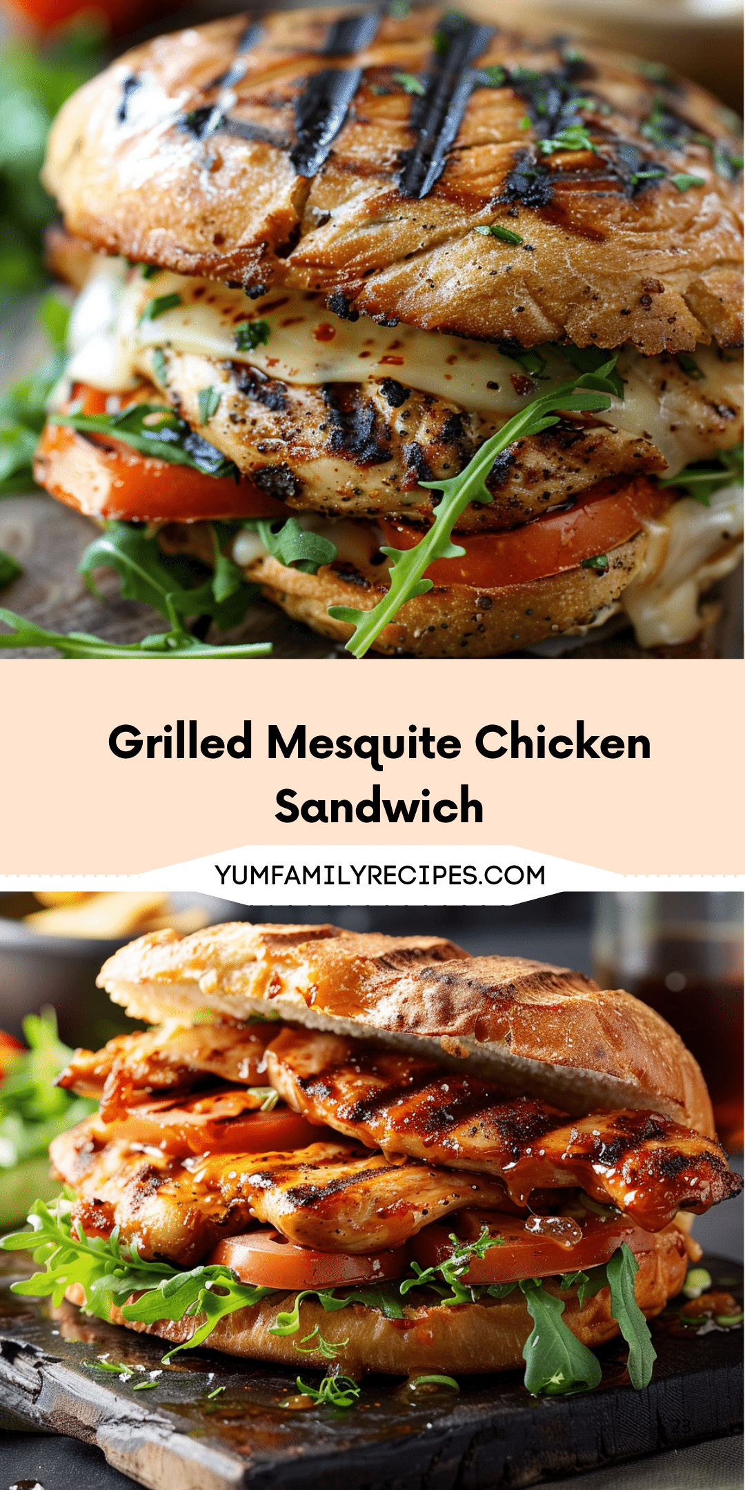 Grilled Mesquite Chicken Sandwich | Yum Family Recipes