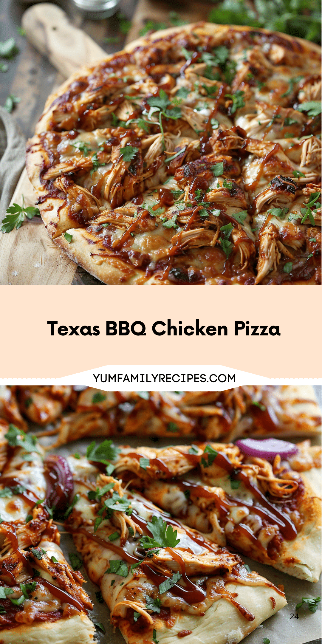 Texas BBQ Chicken Pizza | Yum Family Recipes