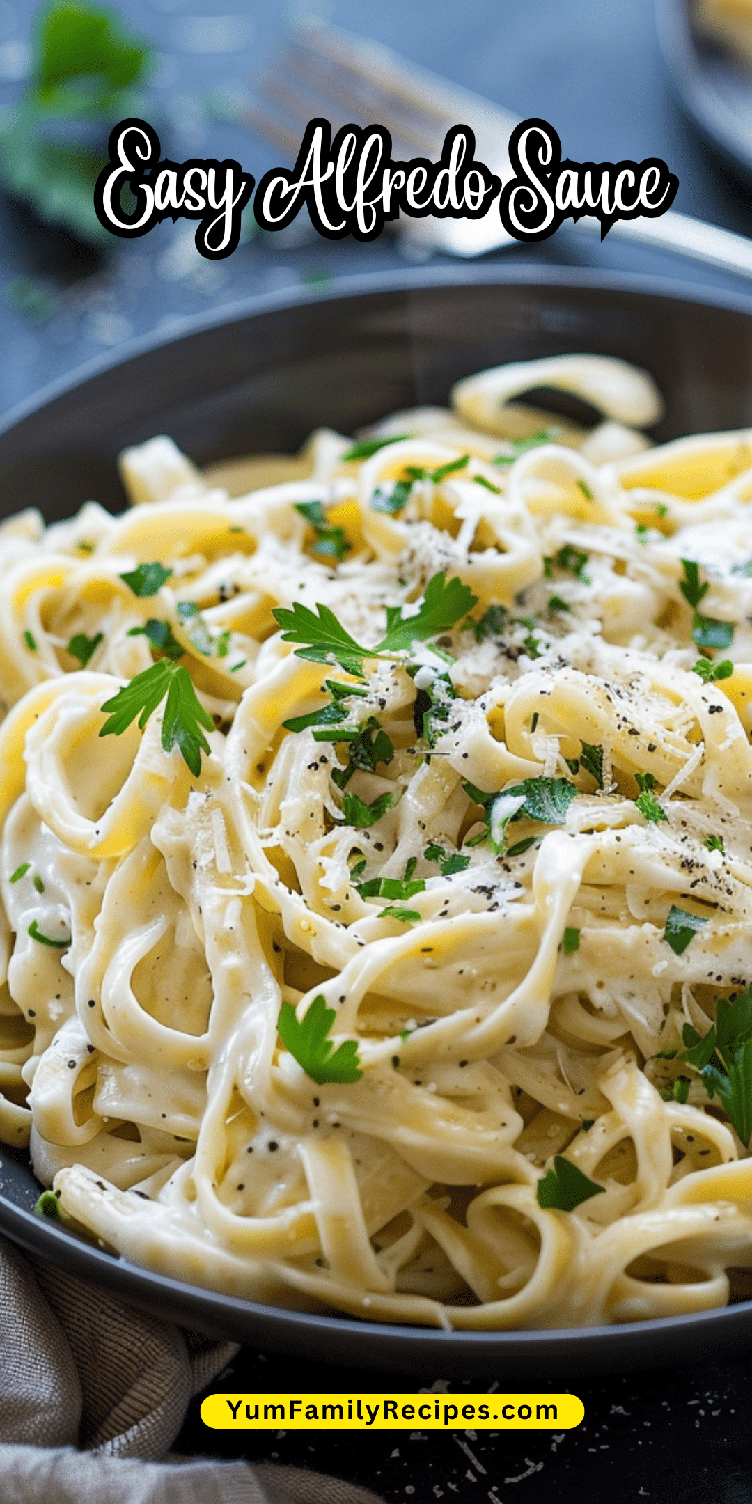 Easy Alfredo Sauce | Yum Family Recipes