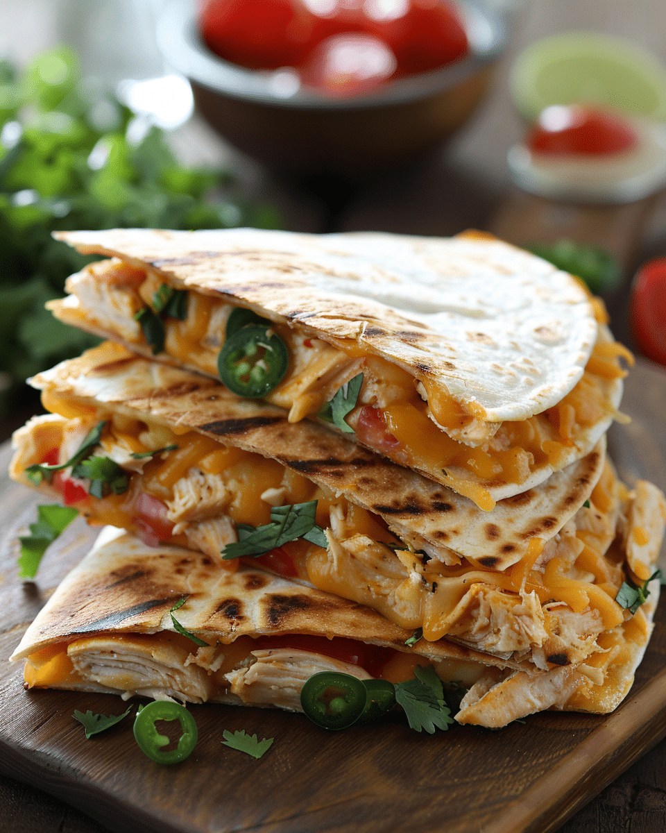 Easy Chicken Quesadilla | Yum Family Recipes