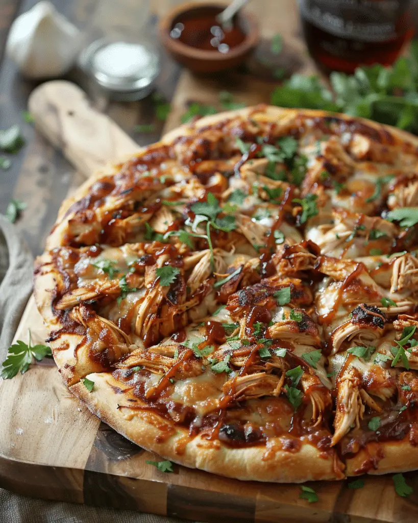 Texas BBQ Chicken Pizza | Yum Family Recipes