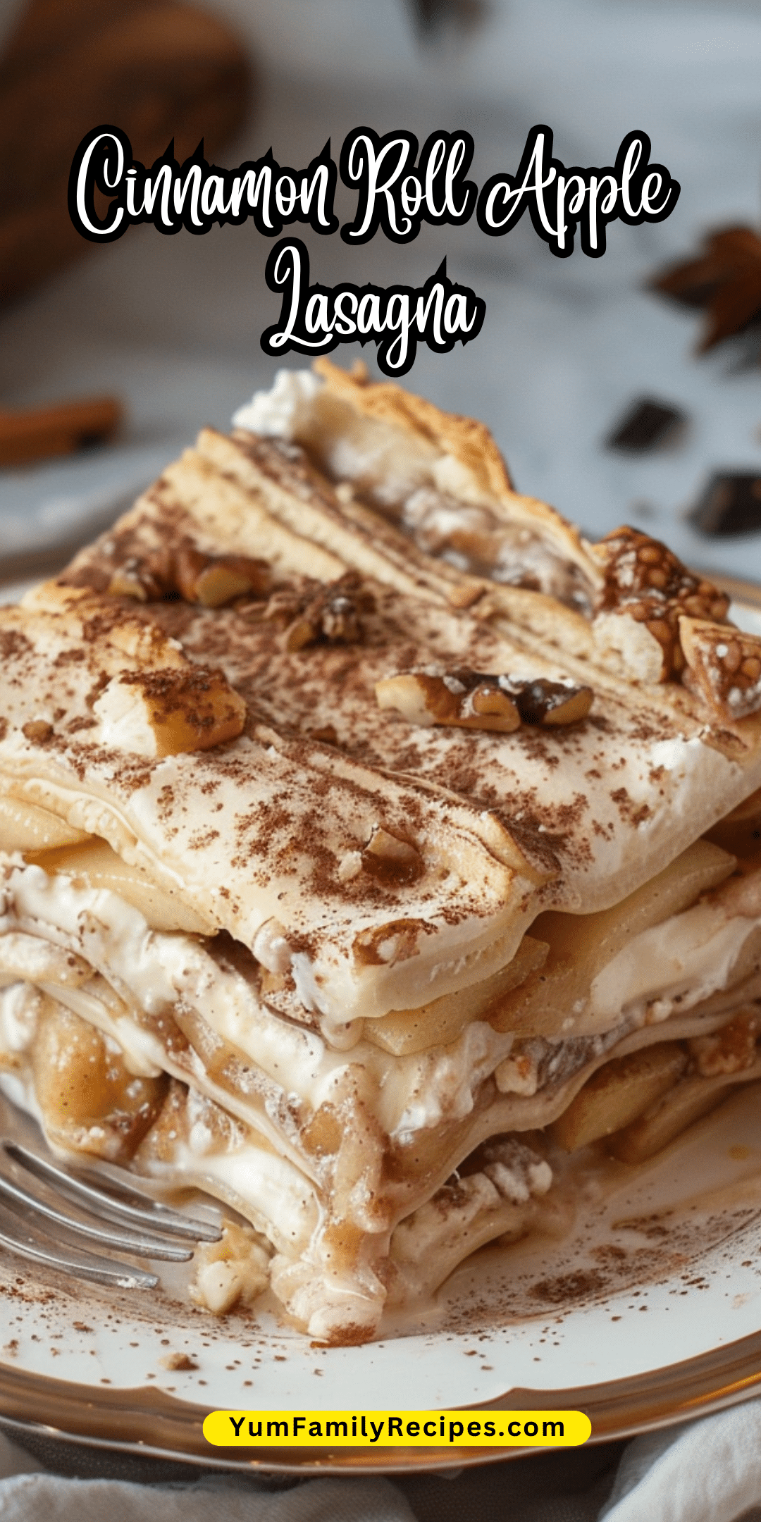 Cinnamon Roll Apple Lasagna | Yum Family Recipes
