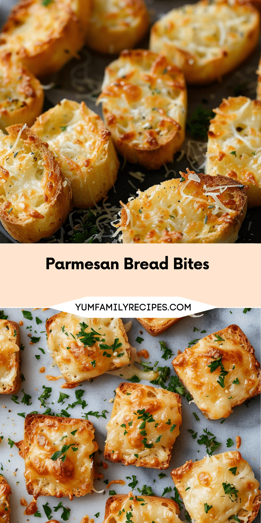 Parmesan Bread Bites | Yum Family Recipes