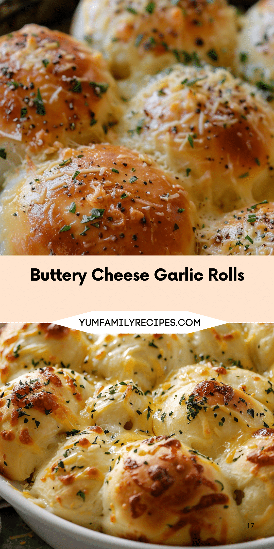 Buttery Cheese Garlic Rolls | Yum Family Recipes