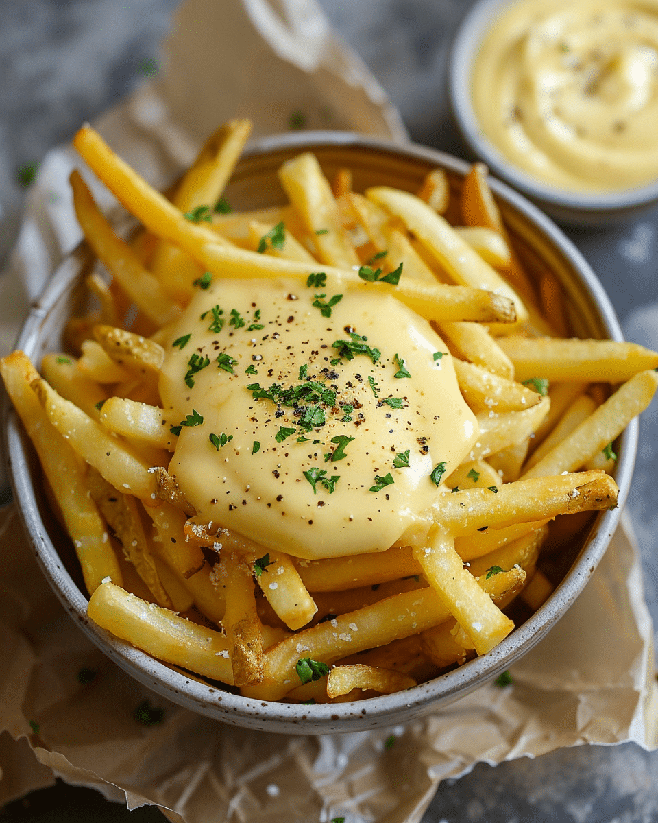 Ultimate Cheese Sauce for Fries | Yum Family Recipes