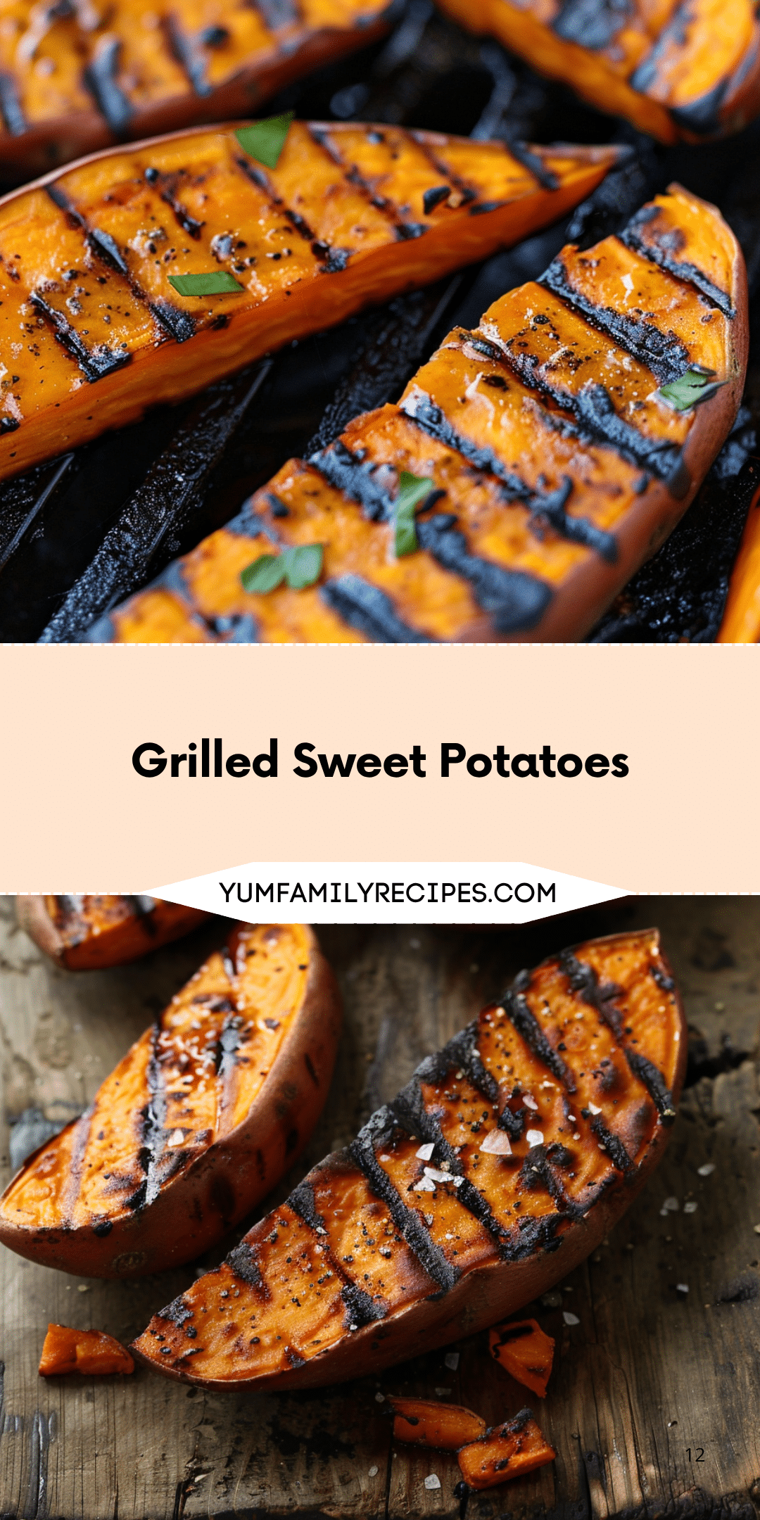 Grilled Sweet Potatoes | Yum Family Recipes