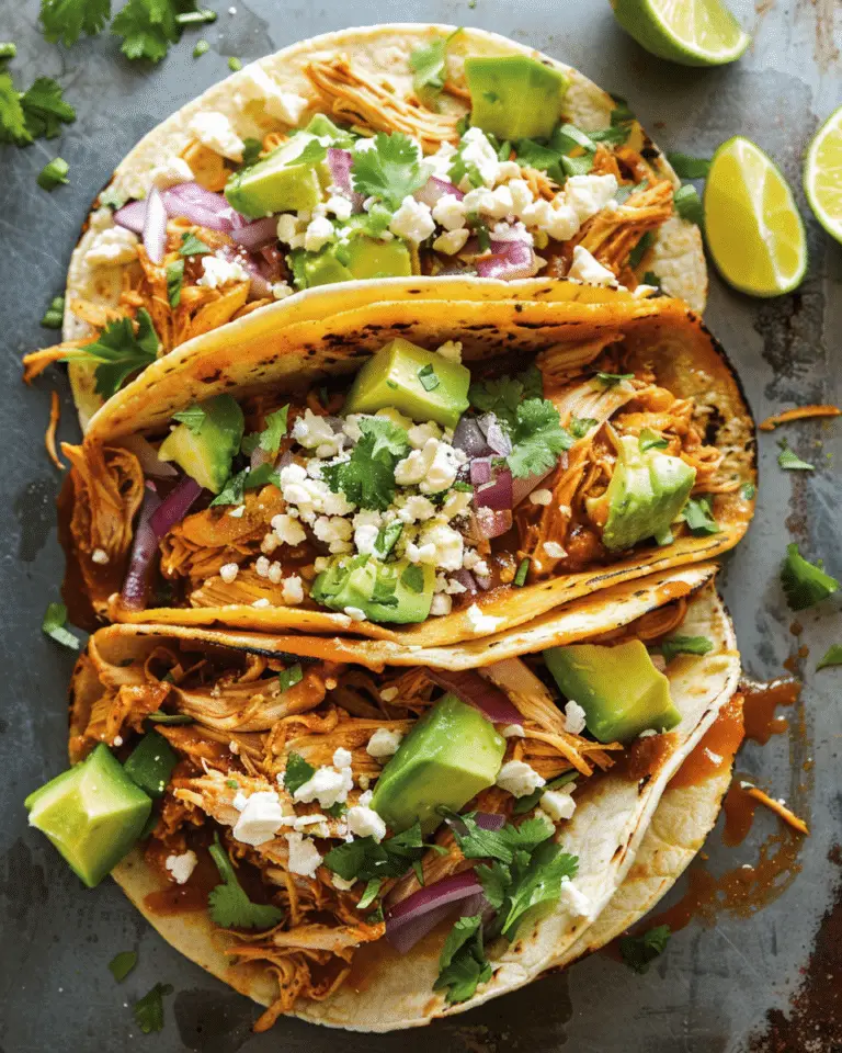 Fiesta Slow Cooker Shredded Chicken Tacos | Yum Family Recipes