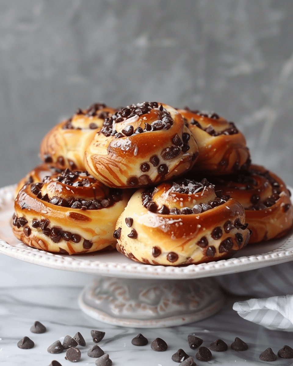 Chocolate Chip Brioche Rolls | Yum Family Recipes