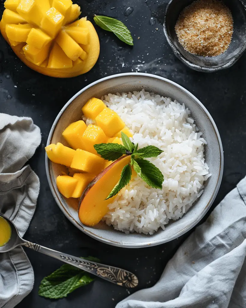 Thai Mango Sticky Rice | Yum Family Recipes